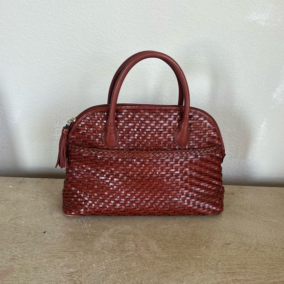 Talbots | Bags | Vintage Talbots Woven Leather Purse | Poshmark